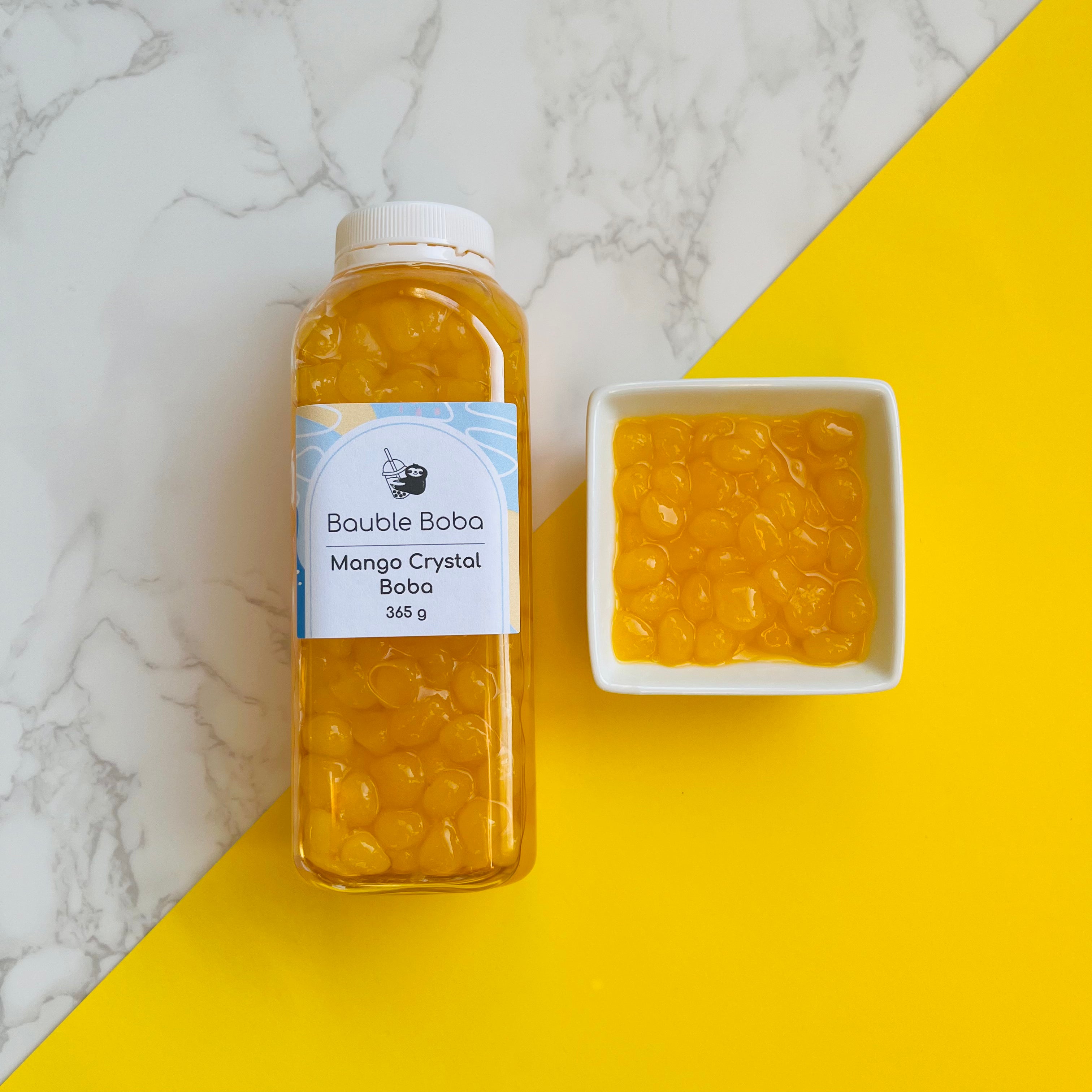 Mango Crystal Boba – Bauble Boba