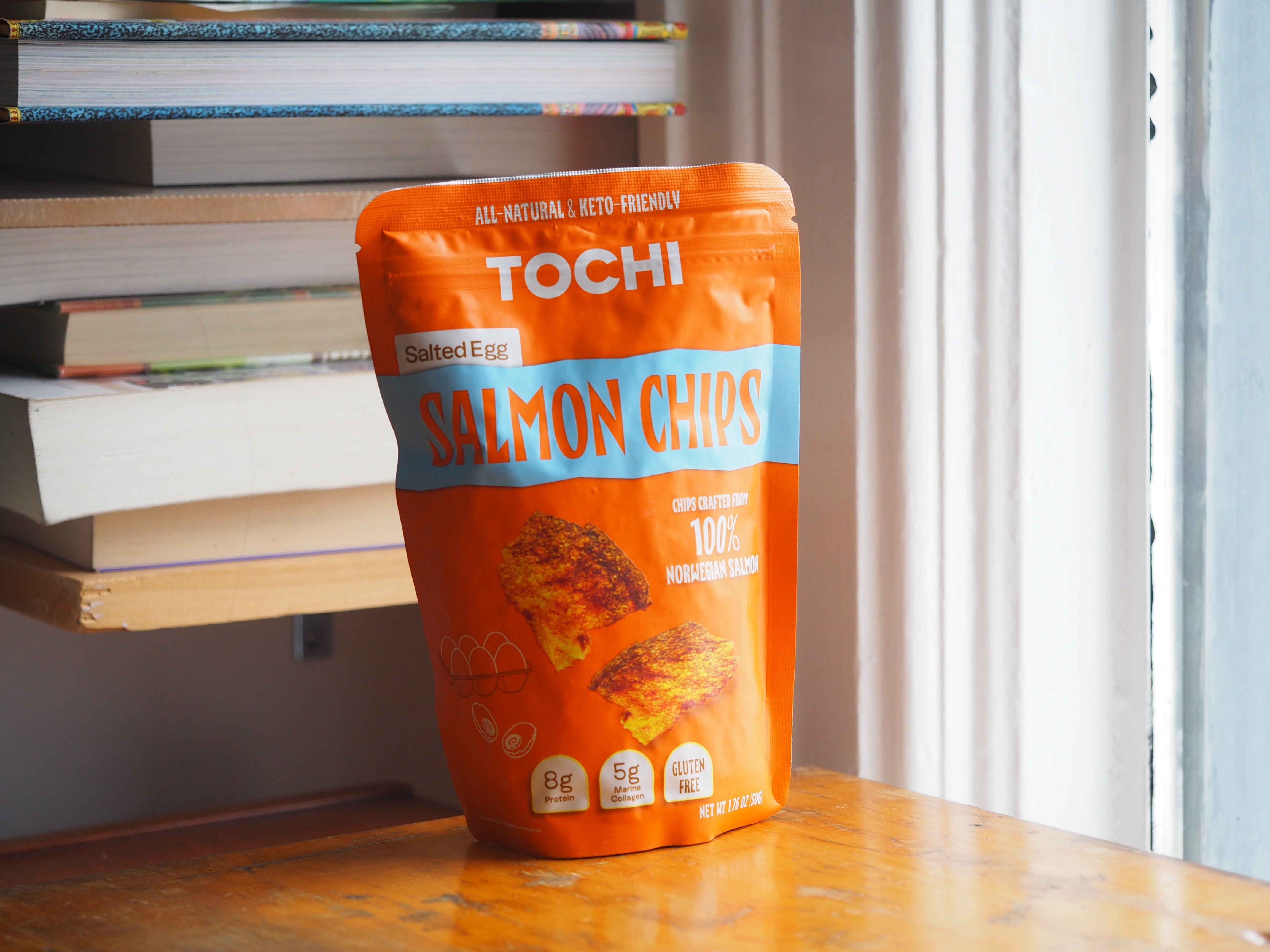 Tochi - Salmon Chips Salted Egg - 50 g – Bauble Boba