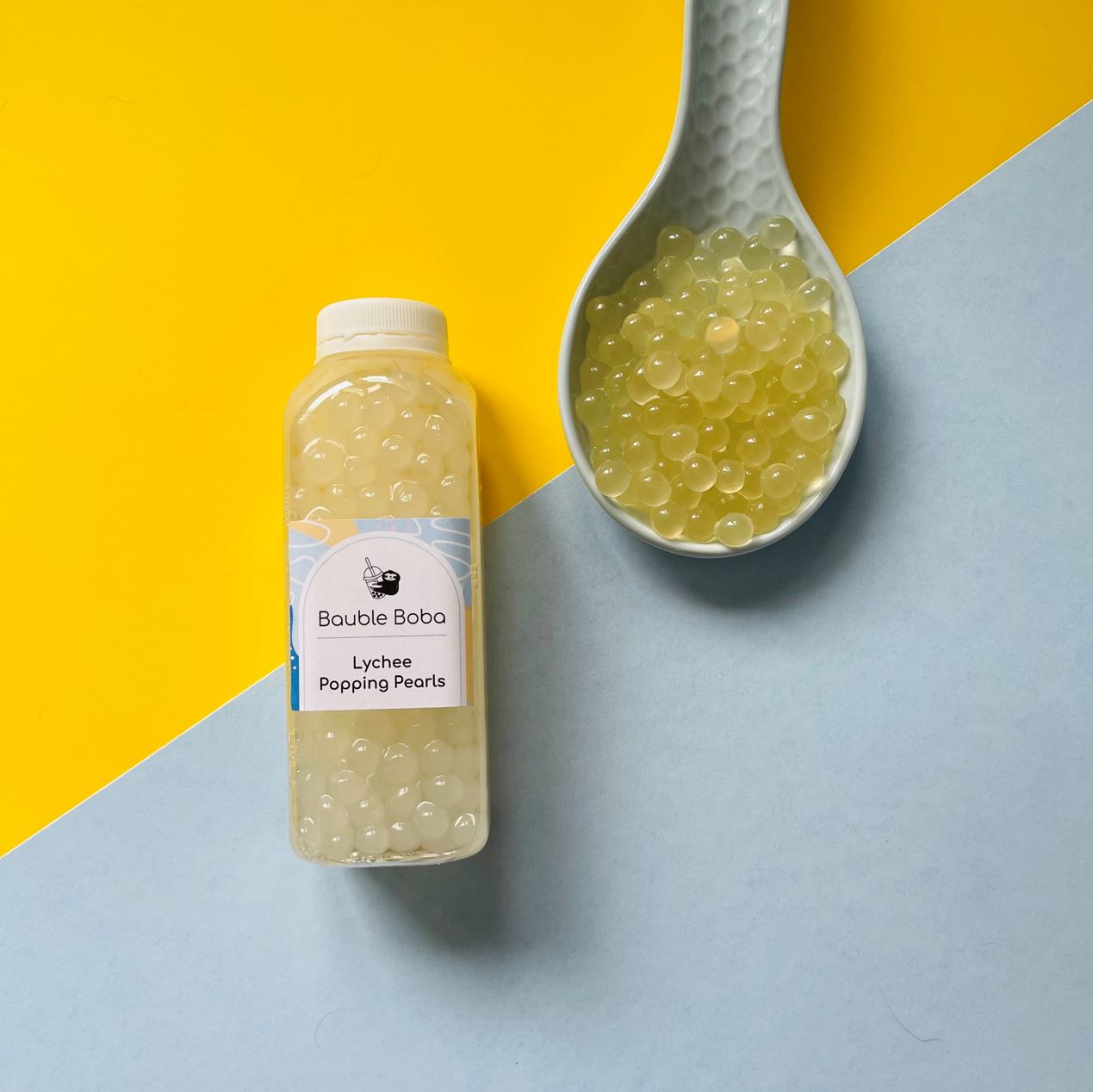 Lychee Popping Boba – Bauble Boba