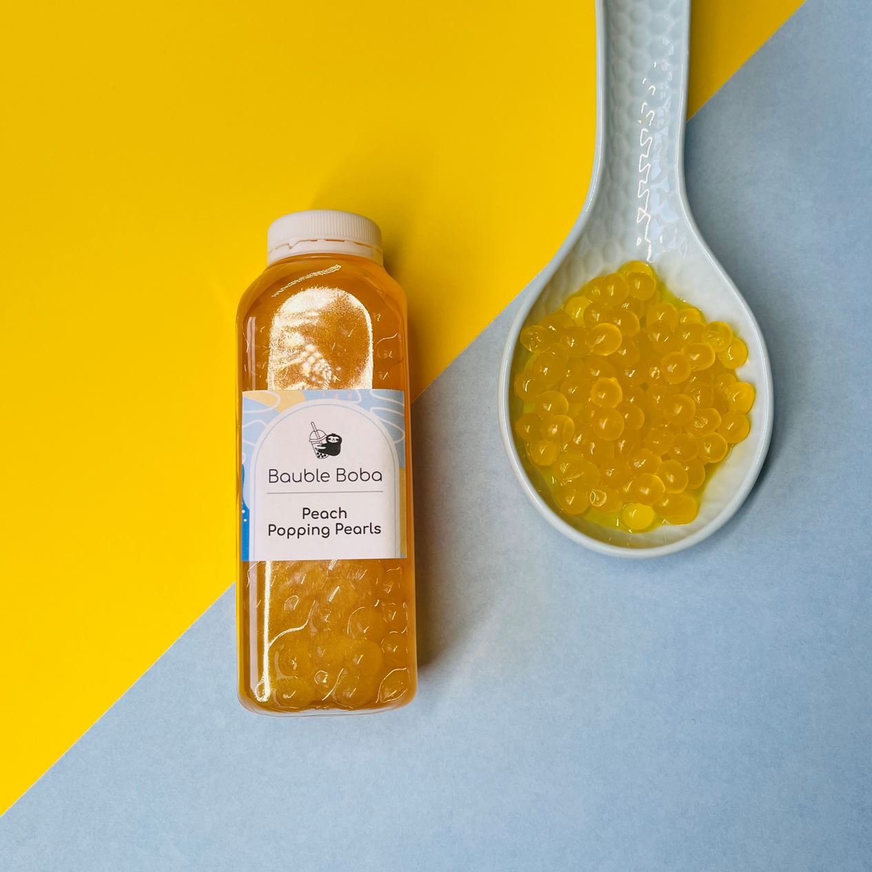 Peach Popping Boba – Bauble Boba